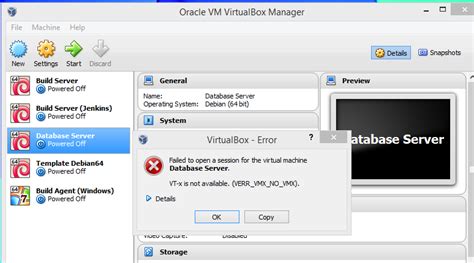 Index Out Of Range Setting Up VirtualBox On Windows With I7 4790K