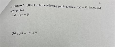 solved problem 6 10 ﻿sketch the following graphs graph of