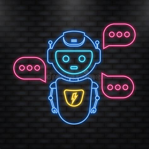 Chatbot Icône Concept Chat Bot Ou Chatterbot Robot Assistance Virtuelle De Sites Web Ou D