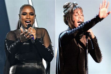Jennifer Hudson Performs In Gown Inspired By Whitney Houstons 1994