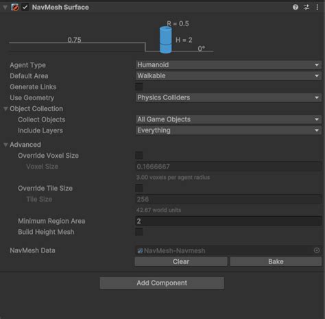 Unity Navmesh How To Reduce Space From Colliders Stack Overflow