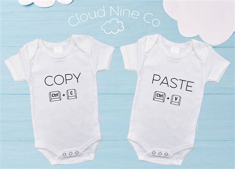Copy Paste Matching Twin Bodysuit Set Cloud Nine Collective