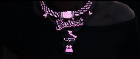 Mp Female Baddest Hello Kitty Fully Iced Out Chain Gta5