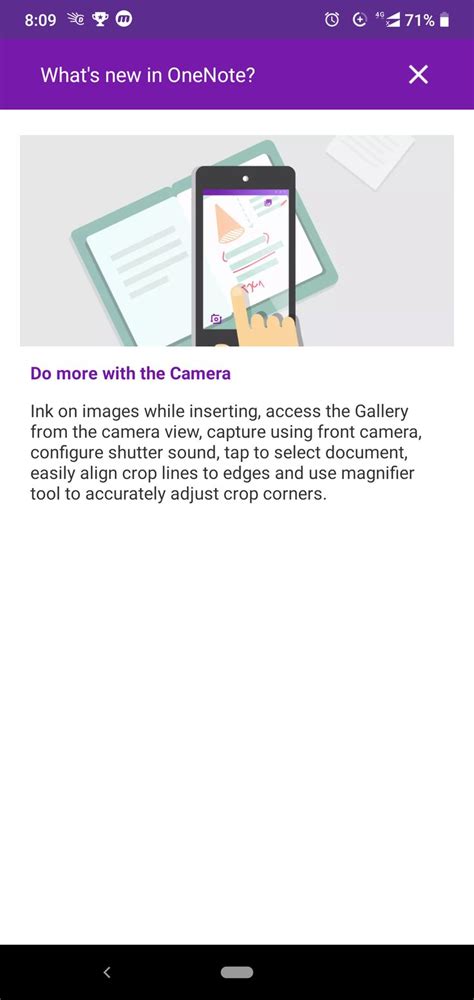 Microsoft Onenote New Feature Screen Ui One Note Microsoft Mobile