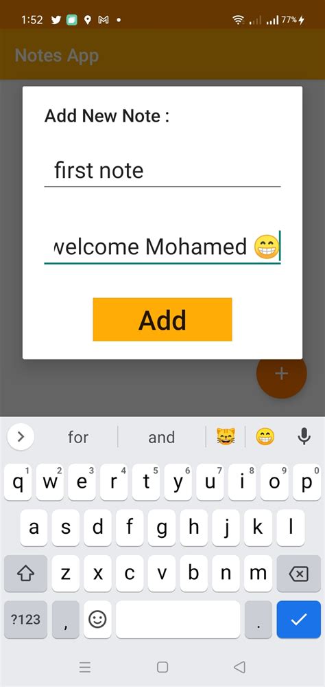 Github Mohamed Rafat Safannote App With Firebase Realtime Database