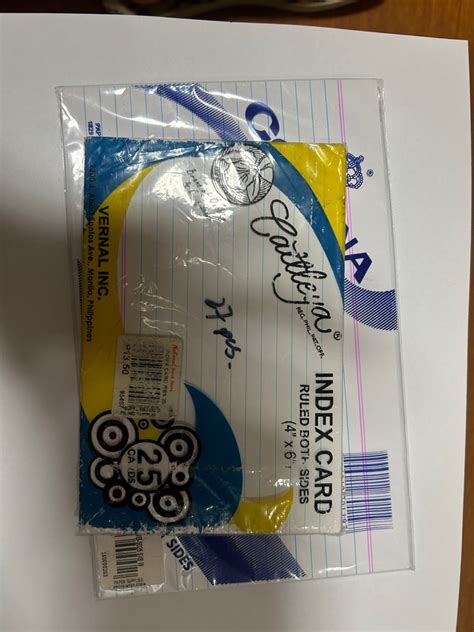 Index Cards Bundle Diff Brands Hobbies And Toys Stationary And Craft