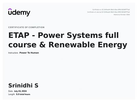 Completed Etap Course On Udemy Srinidhi S Posted On The Topic Linkedin