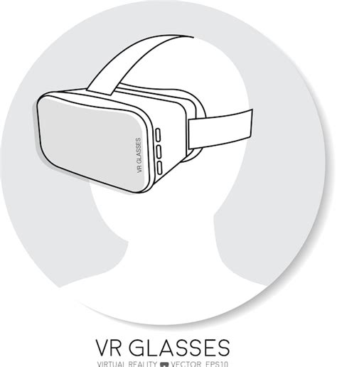 Premium Vector A Man Wearing Virtual Reality Or Vr Glasses Vector Icon