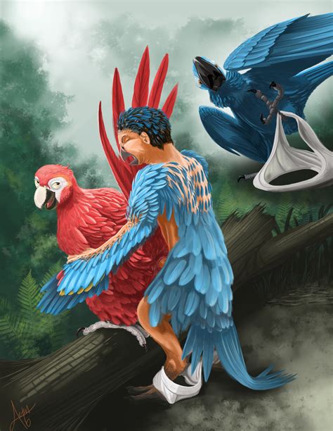 Rule 34 Animal Genitalia Avian Baggy Clothing Beak Bird Blue Body