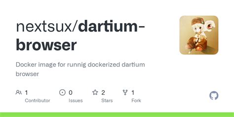 Github Nextsuxdartium Browser Docker Image For Runnig Dockerized Dartium Browser