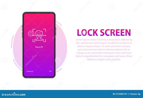 Smartphone With Passcode Lock Screen Interface Protecting Your