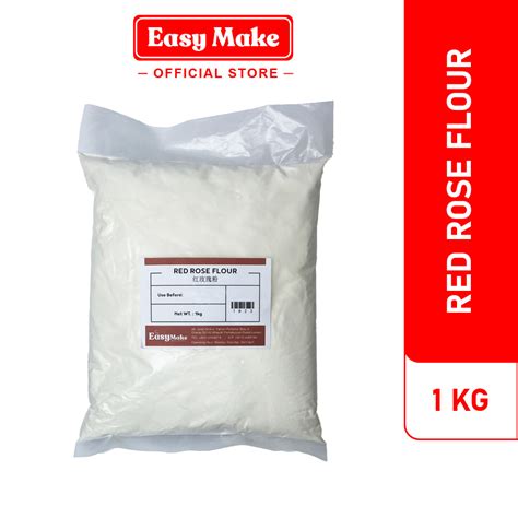Tepung Ros Merah Red Rose Flour 5kg1kg Easy Make Shopee Malaysia