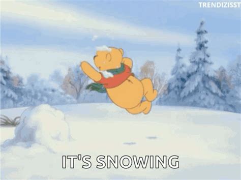 Snow Day Winnie The Pooh  Snow Day Winnie The Pooh Winter