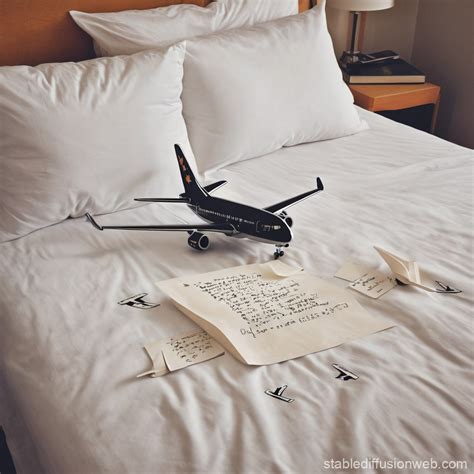 Bed With A Plane Note Stable Diffusion Online