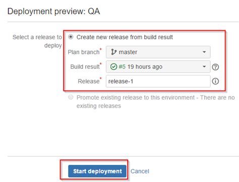 Adding Deployment Project In Bamboo