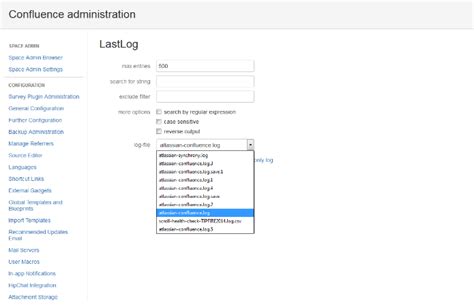 Last Log For Confluence Version History Atlassian Marketplace