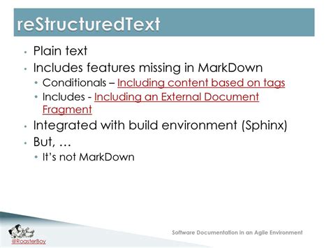 Software Documentation In An Agile Environment Ppt Download
