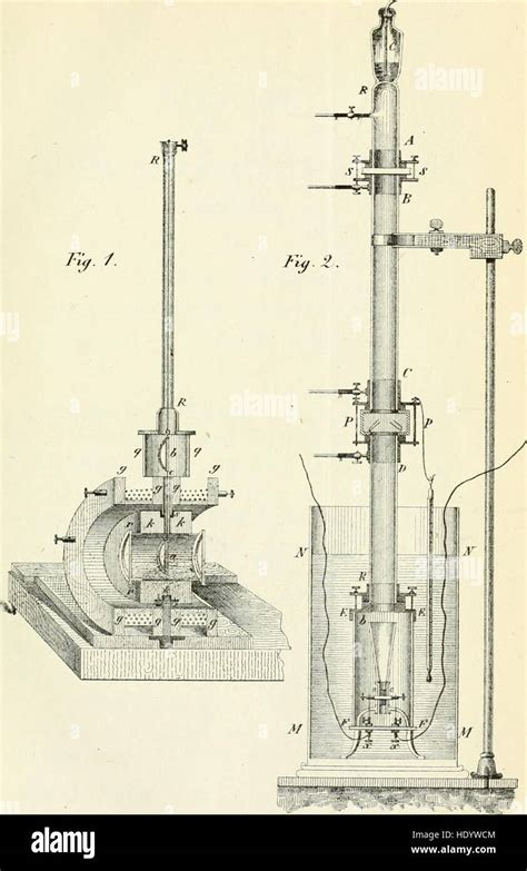Archives Des Sciences Physiques Et Naturelles Stock Photo