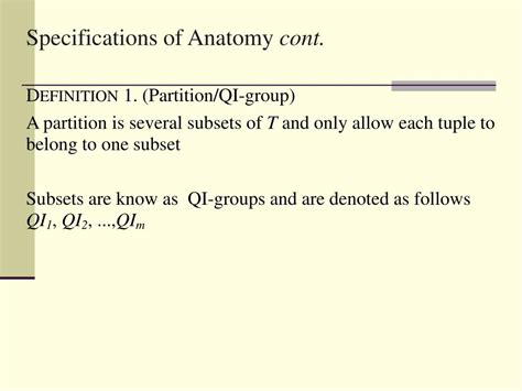 Ppt Anonymization Algorithms Other Techniques Metrics And
