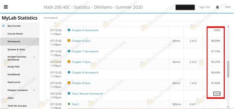 Mystatlab Answers Help For Guarantee A Grade