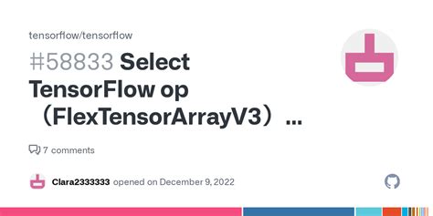 select tensorflow op（flextensorarrayv3）is not supported by this