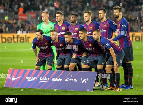Camp Nou Barcelona Spain 20th Oct 2018 La Liga Football Barcelona
