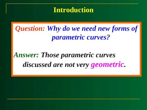 Ppt Curve Modeling Bezier Curves Dokumentips