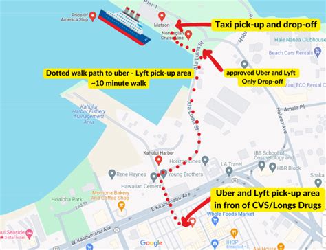 Taxi Uber And Lyft Pick Up And Drop Off Locations For Each Hawaii