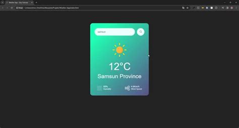 Emre Can Çelik On Linkedin Hello Linkedin I Made A Simple Weather App An Application That