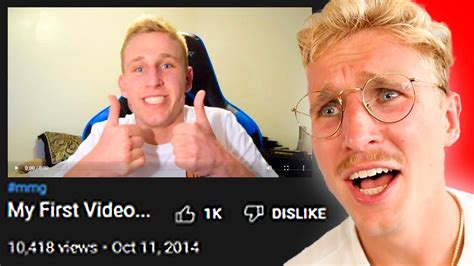 Reacting To My FIRST YouTube Videos YouTube