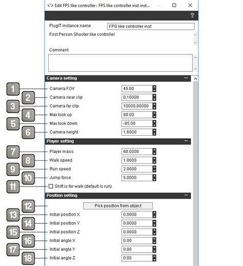 openspace3d documentation fps like controller plugit