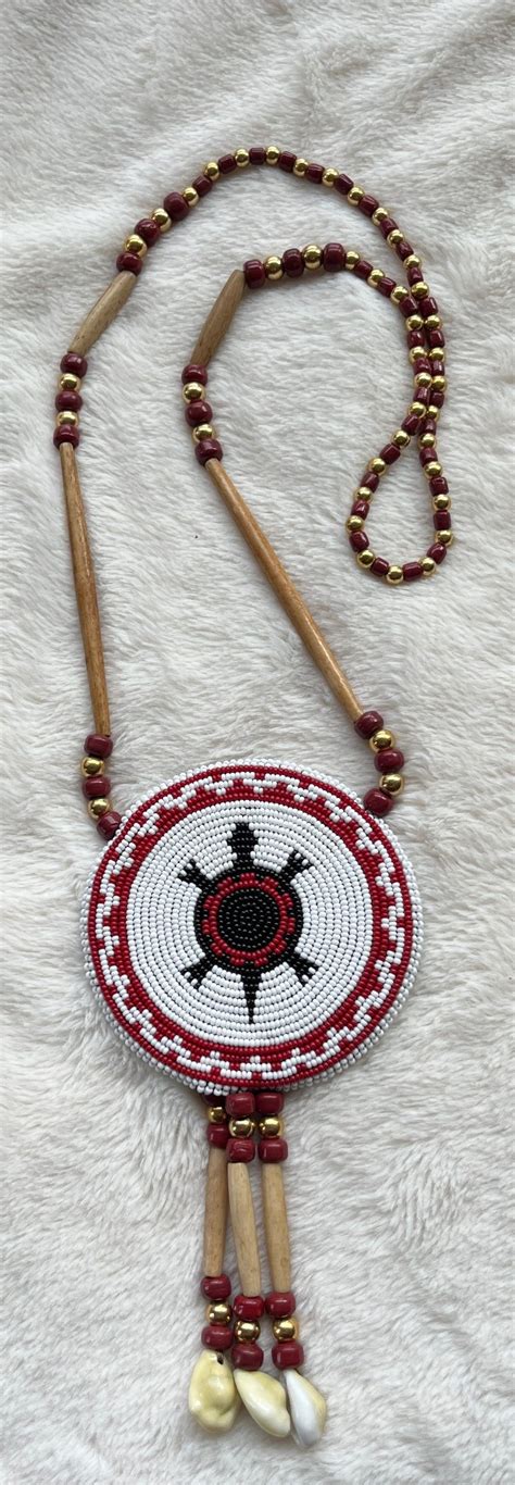 Beaded Medallion Turtle By Six Nations Ghost Bear Trading Post