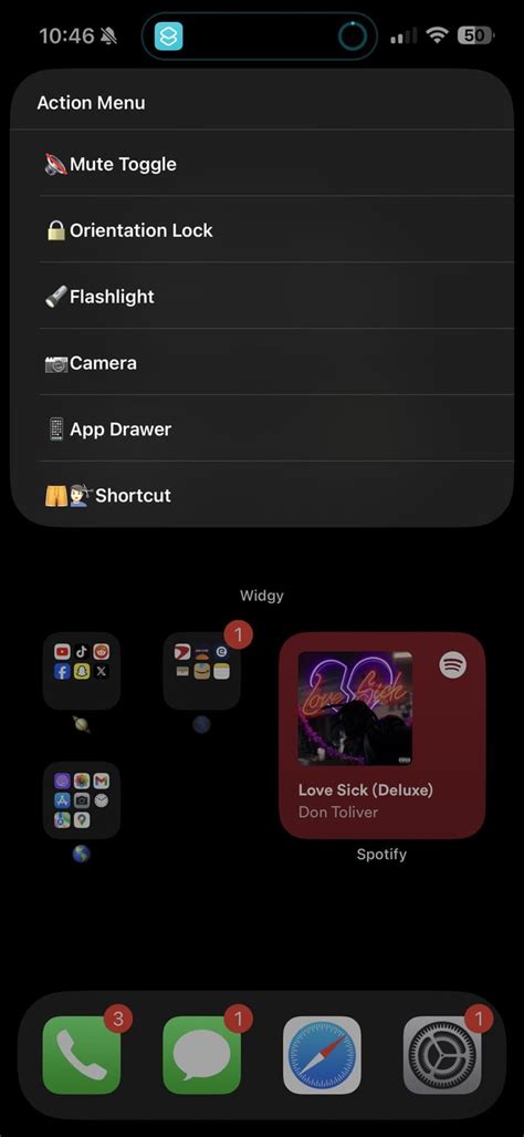 Action Menu R Shortcuts