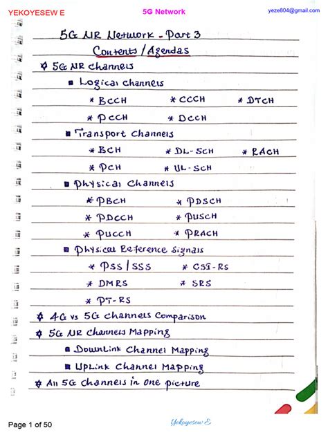 5g Network Handwritten Notes Part 3 1715001565 Pdf