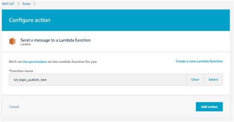 Triggering A Lambda Using Rules In Aws Iot Core