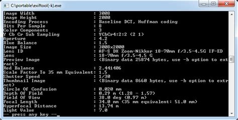 Linux Exiftool Hacmonitor
