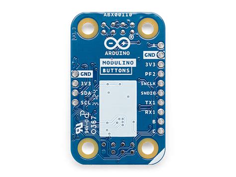 Modulino® Buttons Arduino Compatible Button Module — Arduino Official