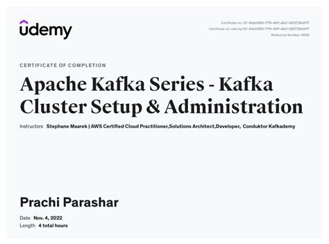Prachi Parashar On Linkedin Udemy Course Completion Certificate