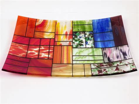 Save Big A Set Of 6 Rectangular Plates And 1 Centerpiece Etsy