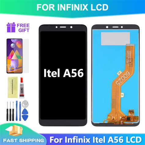 Lcd For Itel A56 A56 Pro Lcd With Frame Display Touch Screen Digitizer W6004 Parts Replacement