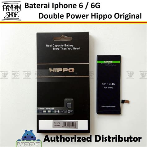 Jual Baterai Hippo Double Power Original Apple Iphone G Batre Batrai Battery Dual Handphone