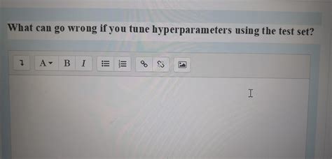 solved what can go wrong if you tune hyperparameters using