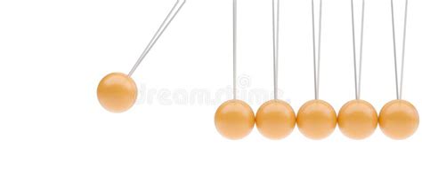 Newton S Cradle Illustrating Motion And Physics Concepts Stock Illustration Illustration Of