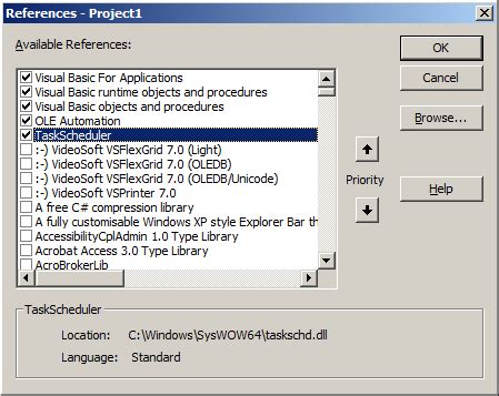 How To Enable Or Disable Or Enable A Task In Task Scheduler Through Vb Code Stack Overflow