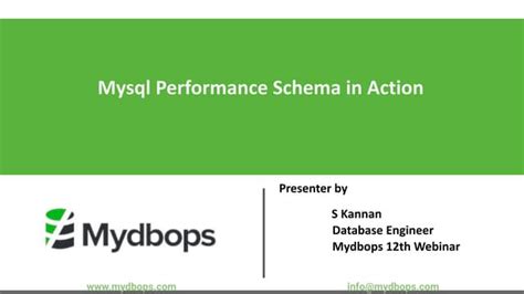 Mysql Performance Schema In Action Pdf Databases Computer Software And Applications