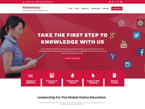 Elementory Wordpress Theme