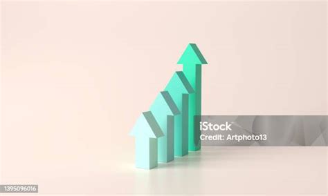 3d 렌더링 녹색 계단 단계 화살표 성장 성공을 정렬합니다 진보 방법 및 전진 성취 추상 화살표는 흰색 배경에 격리되어 있습니다 3d 셰이프 컬렉션 최소한의 창조적 인 개념