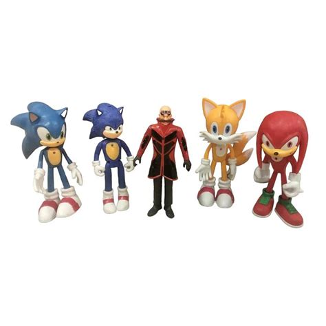 Sonic The Hedgehog Action Figures 5pcs Pk