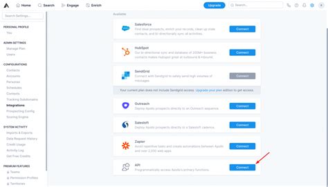 Getting An Apollo API Key DeBounce Knowledge Base