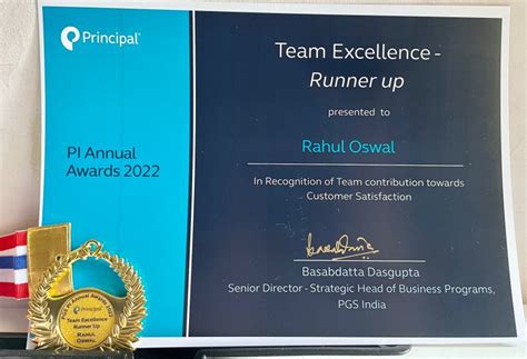 Rahul Oswal On Linkedin Delighted To Be Part Of The Team Receiving